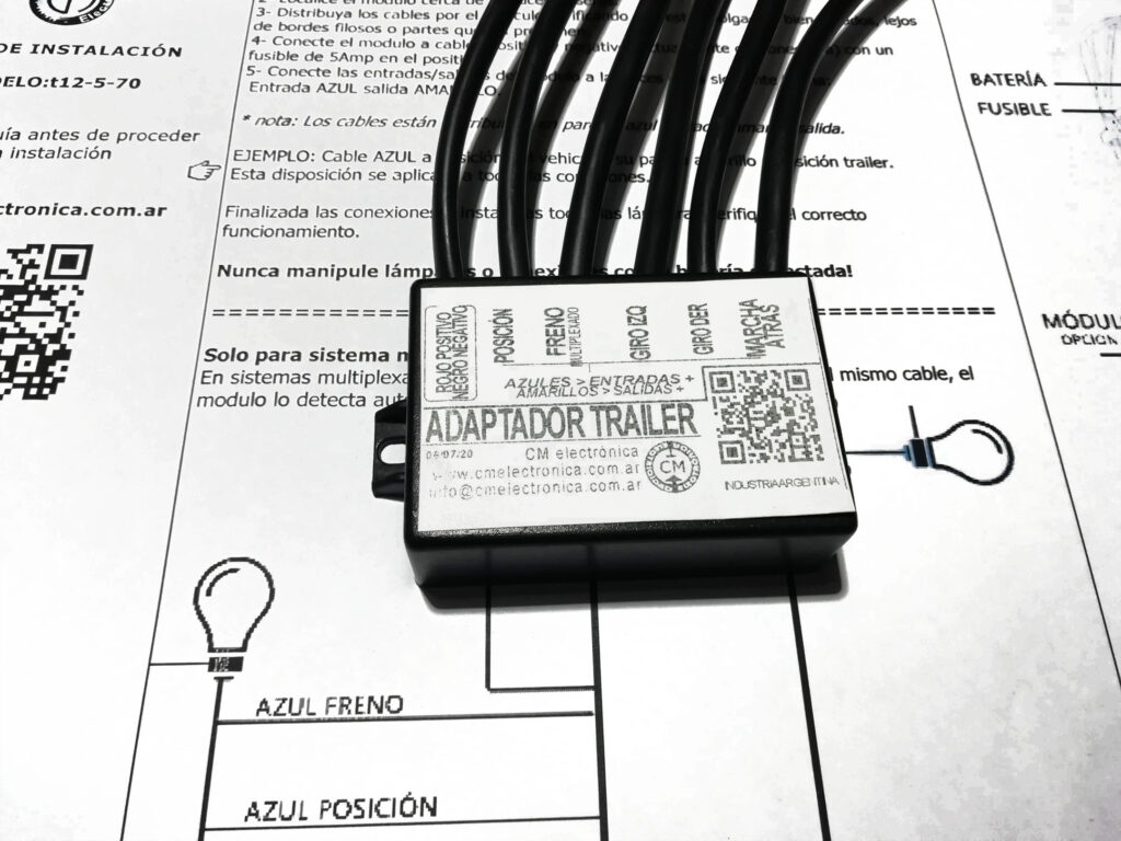 Kit Módulo De Luces Electrónico Para Engache « CM electrónica